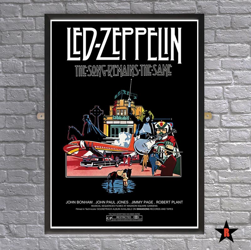 Led Zeppelin White | Vintage Poster Store